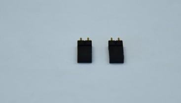 Quality 8.5h in-Line 2.54pH 1*2 Single Row Pin Au 15u'' Plated Terminals for sale