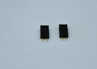 Quality 8.5h in-Line 2.54pH 1*2 Single Row Pin Au 15u'' Plated Terminals for sale