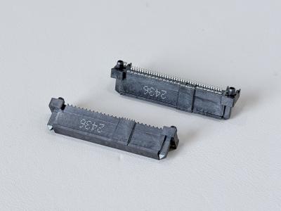 China SAS4/PCIe 68-Pin SMT Female Electronic Signal Connector, 30U" Gold Terminal PCB Connector for Server, Automotive, High-Speed Data Transmission for sale