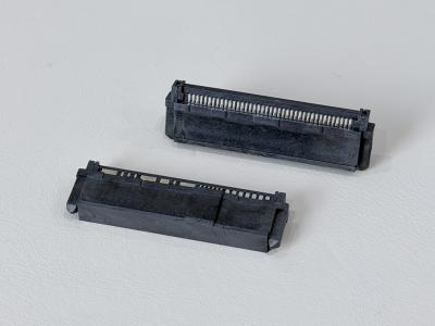 China SAS 68-Pin Female Connector Solder Type | Gold-Plated Electronic Signal Terminal for PCIe 5.0, Server, Automotive, PCB Applications for sale