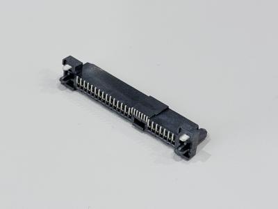 China SAS 29P Female Connector with fish fork, SMT, Gold-Plated 30U", PCB Mount, High-Speed Signal and Power Transmission, RoHS &HF Compliant for sale
