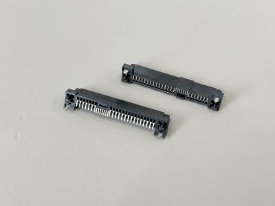 China SAS 29 Pin terminal Female Connector with fish fork, SMT, Gold-Plated 30U", PCB Mount, High-Speed Signal and Power Transmission, RoHS &HF Compliant for sale