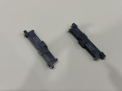 China SAS 29 Pin Female Socket SMT Connector with Positioning Column & Fishhook | Gold-Plated for High-Speed Data Systems, Automotive & Storage Applications for sale