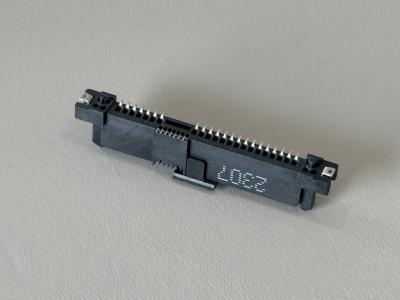 China SAS 29 Pin Female Socket SMT Connector with Positioning Column & Fishhook | Gold-Plated for High-Speed Data Systems, Automotive & Storage Applications for sale