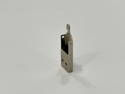 China USB 2.0 AM Three-Piece Rear Shell Connector | Pin Wire Cable Electrical Terminal Plated Housing for PCB Customization for sale