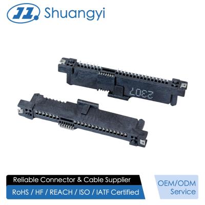 China SAS 29P SMT Female Connector 1.27mm Pitch, Type 45 Version with 30U