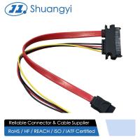 Quality Slimline SATA Power & Data Cable Connector Harness – 7Pin Signal Cable with 4Pin for sale