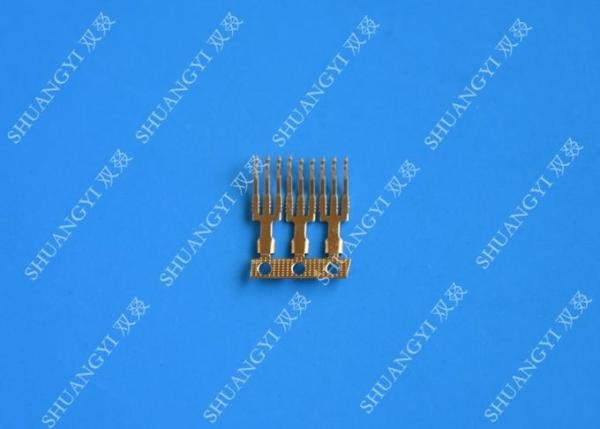 Quality Custom Stamping Copper Brass Wire Crimp Terminals Lugs For Electrical PCB for sale