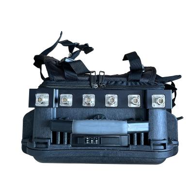 中国 50-200W ドローンジャマー 9dBi アンテナ増幅 多重ジャミングモード 軽量設計 販売のため