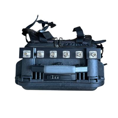 China Omni Directional Drone Jammer With Wired Control Panel 3000m Range AC DC Power Supply for sale