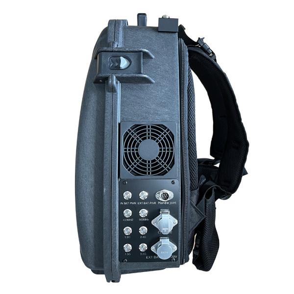 Handheld WiFi Signal Jammer With Cooling Fan 380 X 230 X 58 Mm Size Covers 0-25m Radius