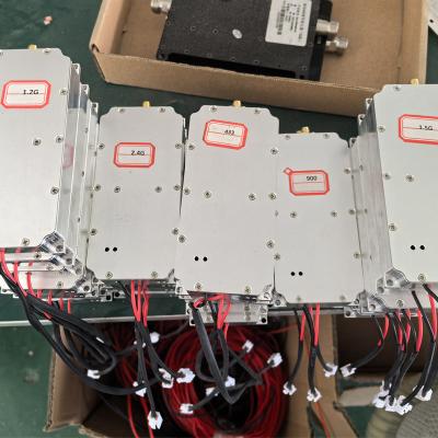 China Continuous Pulse Sweep Drone Jammer Module 2.4GHz-5.8GHz RS485 Control Interface Te koop