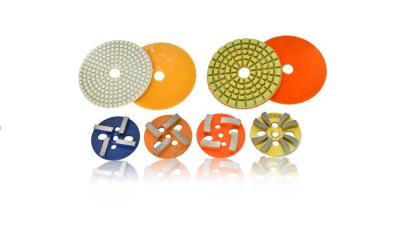 China Diamond Resin Polishing Pad Granite Resin Pads Concrete Wet Polishing Pad for sale