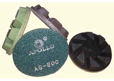 China High Performance 3'' Hard Diamond Ceramic Polishing Pads For Stone Processing for sale