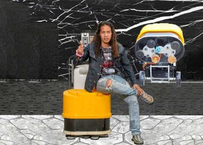 中国 220V単一フェーズのTerrazzoの真空の港が付いている具体的な床の粉砕機 販売のため