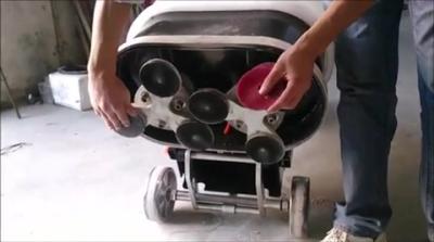 Cina Disco stridente di Machine V6 sei della smerigliatrice di terrazzo di larghezza 550mm in vendita