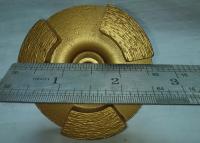 China Three Segment Grinding Blade Diamond Grinder Disc For Terrazzo Floor for sale