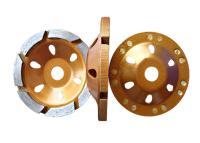 China Concrete Floor Diamond Grinder Disc 7 Segment Diamond Ginding Disk for sale