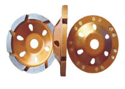 China 7 Segments Metal Diamond Concrete Floor Grinding Disc For Cement / Terrazzo for sale