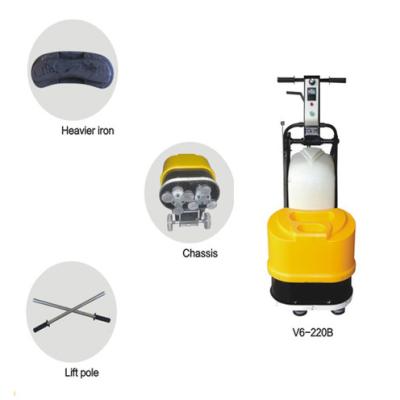 중국 전기 대리석 지면 광택기, 테라조 지면 연마기 4KW 모터 판매용