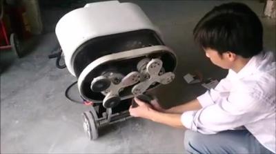 中国 二重頭部のTerrazzoの床ポリッシャの真空の港550MM 販売のため