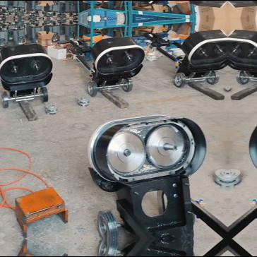 中国 折るハンドルが付いている220V単一フェーズのTerrazzoの床の粉砕機 販売のため