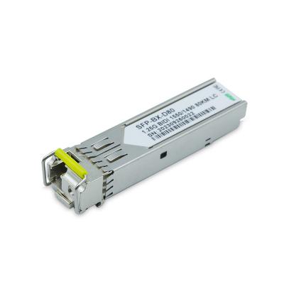 中国 80km 1550nm TX 1490nm RX 1Gトランシーバー シスコ対応 1.25GBASE BiDi SFP LCコネクタ シングルモード 販売のため