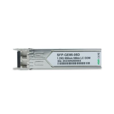 中国 SFP 1G トランシーバー シスコ対応 850nm 550m デュプレックス LC MMF トランシーバー モジュール 販売のため