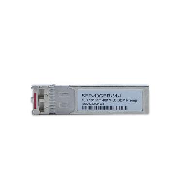 中国 10GBASE ER 40km I-Temp DDM サポート SFP+ デュプレックス LC OS2 SMF トランスミッション モジュール 販売のため