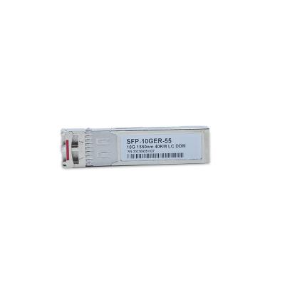 中国 10GBASE ER 40km DDM SFP+トランシーバー,OS2 SMFトランスミッションモジュール上のLCコネクタ 販売のため