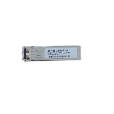 Cina Trasmettitore ottico 25G compatibile con Juniper SFP28 850nm SR 100m C-Temp DOM Duplex LC SMF in vendita