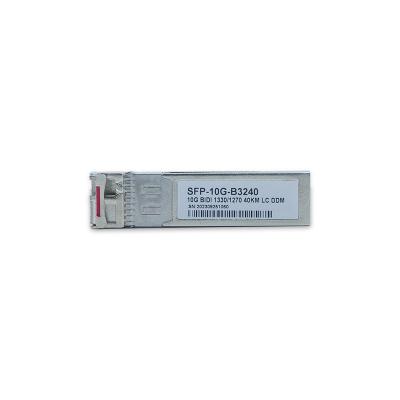 Cina 10GBASE SFP+ BiDi Transceiver 40km su OS2 SMF LC TX 1330nm/RX 1270nm Modulo in vendita