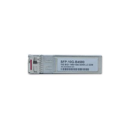 Cina 10GBASE SFP+ Transceiver BiDi 80km DOM SMF simplex LC TX 1490nm/RX 1550nm Modulo in vendita