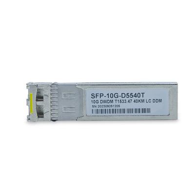Cina 10G C-band DWDM SFP+ tunable Transceiver LC 40km over OS2 SMF modulo LC duplex in vendita