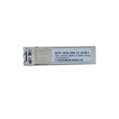 China Cisco-compatibele 10GBASE-LRM SFP+ 1310 nm 2 km duplex LC SMF transceivermodule (industrieel) Te koop