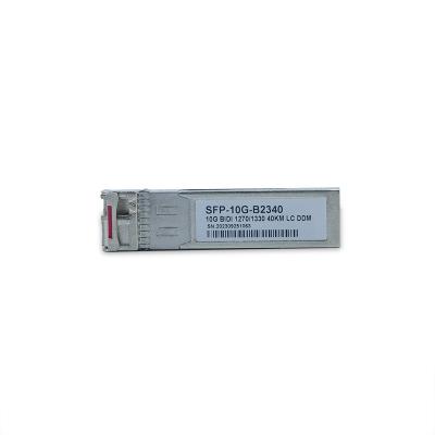 Cina Modulo trasmettitore BIDI 10GE SFP+ Cisco Compatibile 1270nm TX 1330nm RX 40km Simplex LC SMF Transceiver in vendita