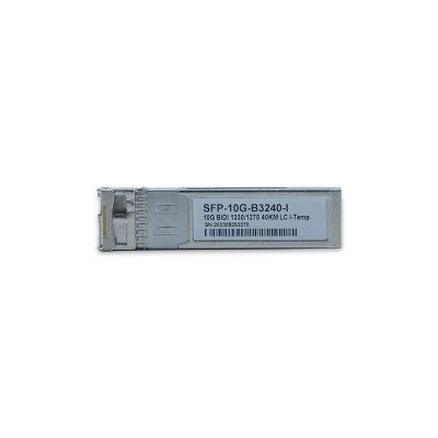 Cina 1330nm TX 10G BIDI SFP+ Cisco Compatibile 1270nm RX 40km Simplex LC SMF in vendita