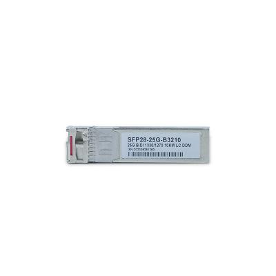 Cina Cisco Compatibile 25G Trasmettitore Ottico SFP28 BiDi 1330nm-TX/1270nm-RX LR 10km DOM Simplex LC Transceiver in vendita