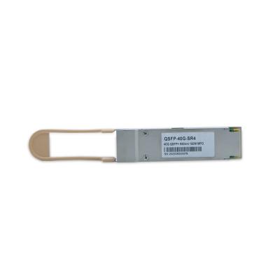 中国 850nm QSFP+ 40GBASE SR4 MTP/MPO-12 MMFトランシーバーモジュール 販売のため