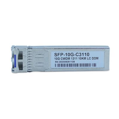 Cina 10 km Cisco Compatibile CWDM 10G SFP+ Modulo 1310nm Duplex LC SMF in vendita