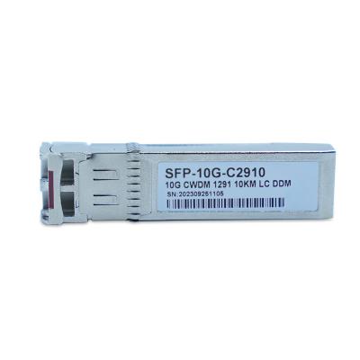 Cina Cisco Compatibile 10G Transceiver Ottico CWDM SFP+ 1290nm 10km Duplex LC SMF Transceiver in vendita