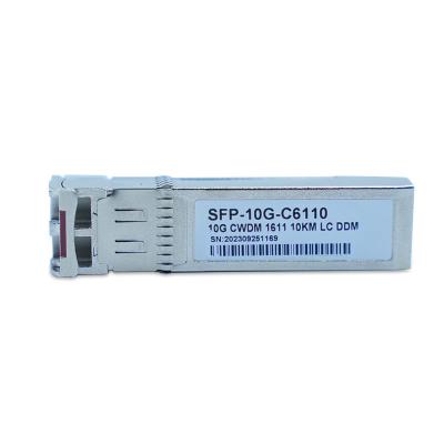 Cina Cisco Compatibile 10G Trasmettitore Ottico CWDM SFP+ 1610nm 10km Duplex LC SMF in vendita