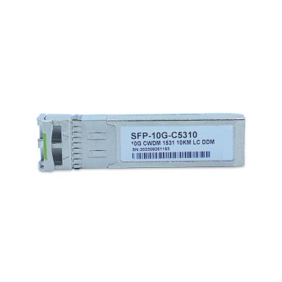 Cina 10G SFP+ CWDM 1530nm 10km Duplex LC SMF Cisco Compatibile in vendita