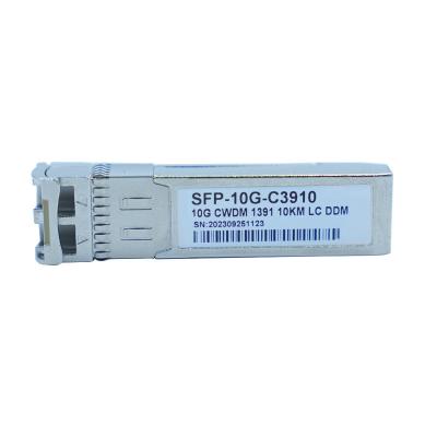 Cina 1390nm Cisco Compatibile 10G SFP+ CWDM 10km Duplex LC SMF Transceiver in vendita