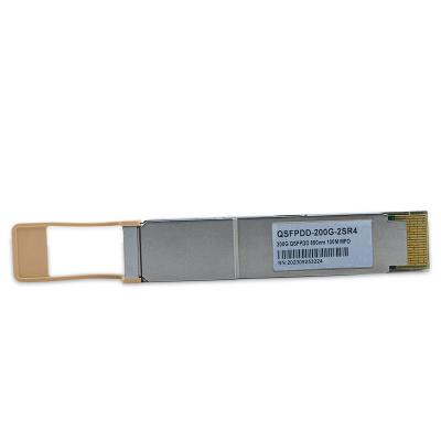 Китай 200G QSFP56 Hot Pluggable Optical Transceiver SR4 100M With Multimode Fiber And DDM Supported продается