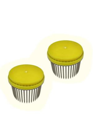 China Needle Queen Cage Beekeeping Queen Rearing Yellow Color For Beekeeping for sale