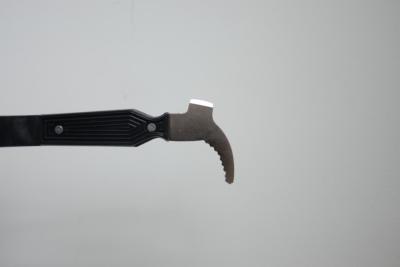 China Stainless Steel Hive Tool with Wooden Handle for Multifunctional Beekeeping Equipment for sale