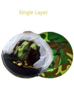 China Beekeeping Protective Hat Single-Inner Layer Camouflage Bee Hat Polyester Material for sale