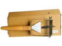 China 17 Needles Wooden Handle Uncapping Fork with Adjustable Screw for Beekeeping for sale