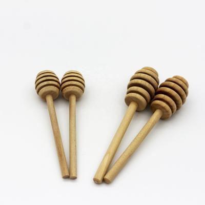 China Long Handle Wood Honey Stir Bar Honey Splash Bar For Splashing Honey for sale